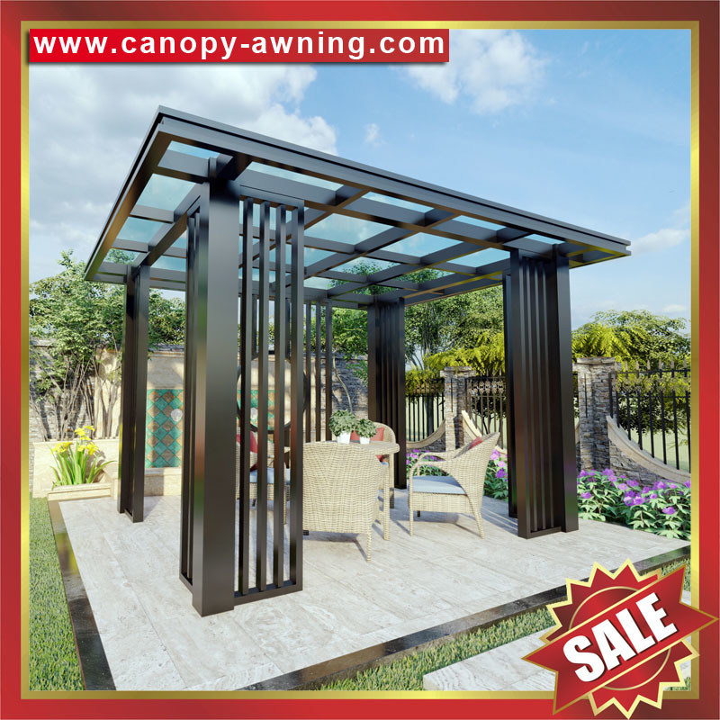 outdoor garden park modern Aluminium alu gazebo pavilion sunshade ...