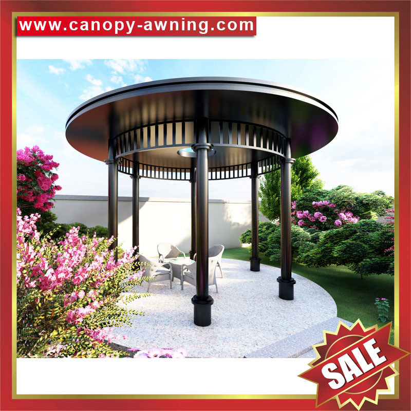 high quality Outdoor Public garden park aluminum alu Circular rounded ...